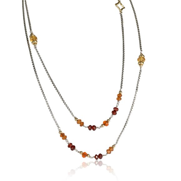 David Yurman | Bags | David Yurman Bead Elements Necklace In 8k Yellow ...